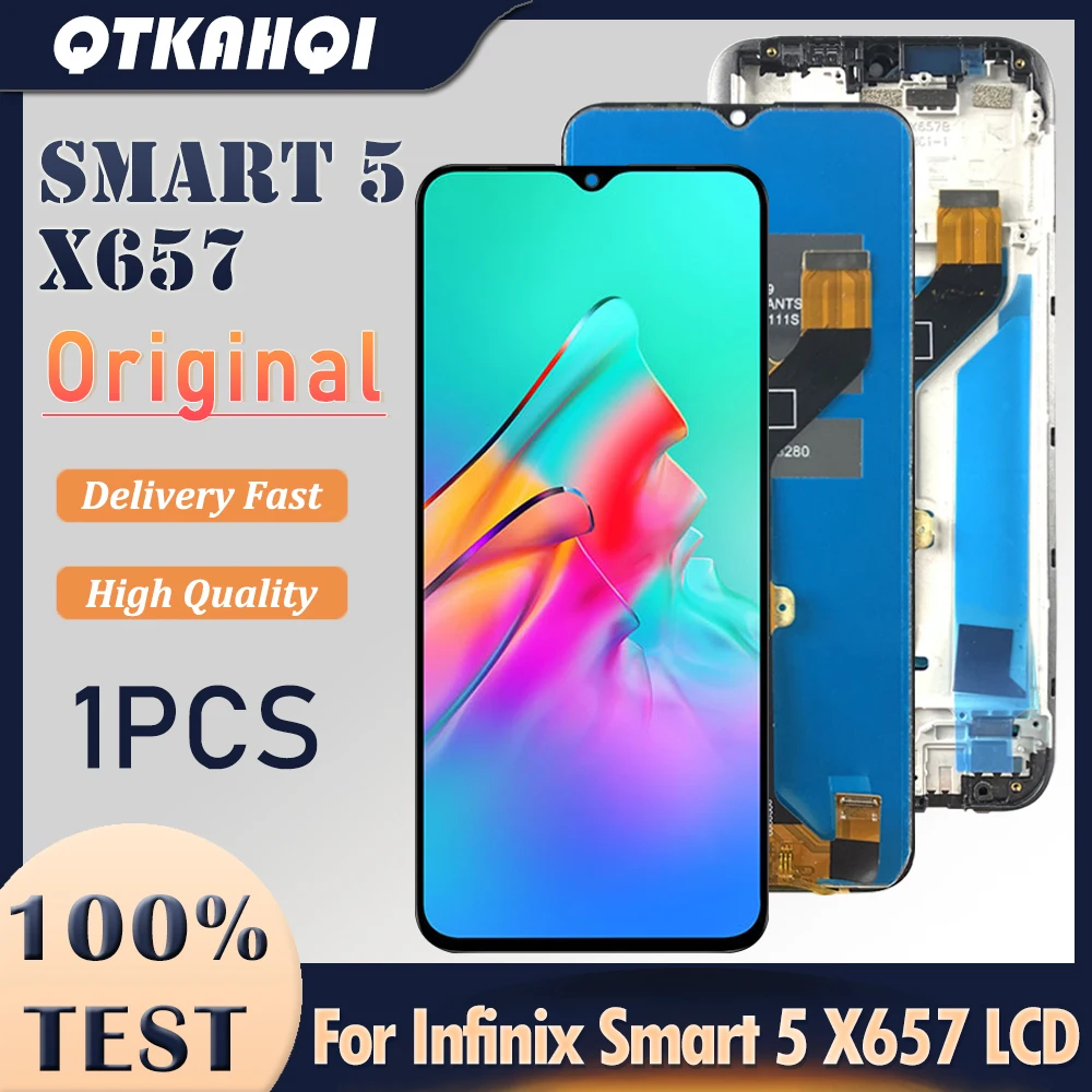 6-6-Original-LCD-For-Infinix-Smart-5-LCD-Display-Touch-Screen-Digitizer ...