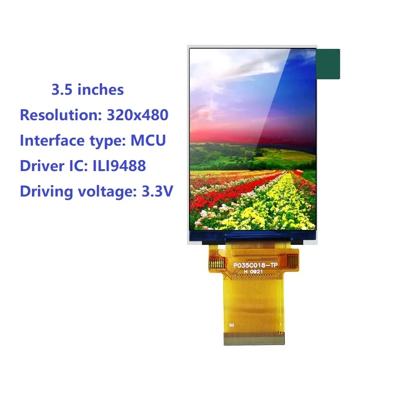 3-5-inch-TFT-color-LCD-display-8080-MCU-16bit-interface-HD-screen ...
