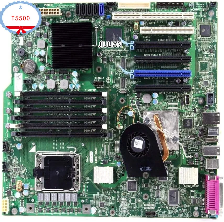 Original-MB-0CRH6C-CRH6C-For-DELL-Precision-T5500-Workstation-MOTHERBOARD-System-Board-In-Good ...