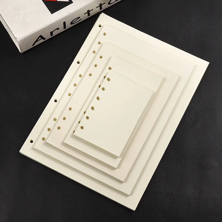 Blank-Loose-Leaf-A4-B5-A5-A6-A7-Notebook-Refill-Spiral-Binder-Inner ...