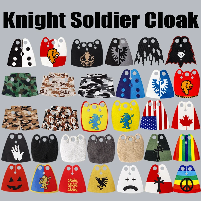 Medieval-Castle-Rome-Knight-Cloak-Figures-Building-Blocks-Military ...