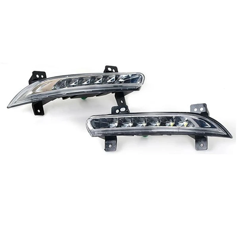 Car-Front-LED-DRL-Fog-Light-For-Renault-Fluence-2014-Auto-Driving-Lamp ...