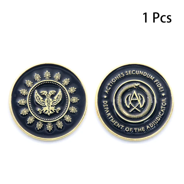 Lofytain Movie John Wick Hotel Gold Coin Adjudicator Coins Keanu Reeves ...