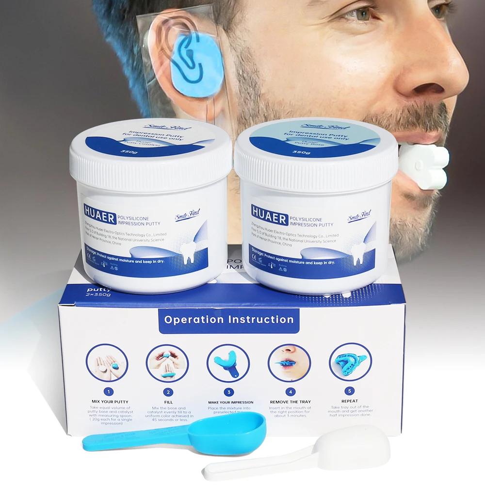 700g-120g-Ear-Impression-Kit-Putty-Molding-Materials-Dental-Lab-Mechanic-Aquipment-Consumables ...