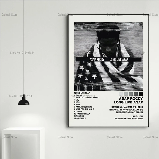 Black And White American Flag Asap Rocky