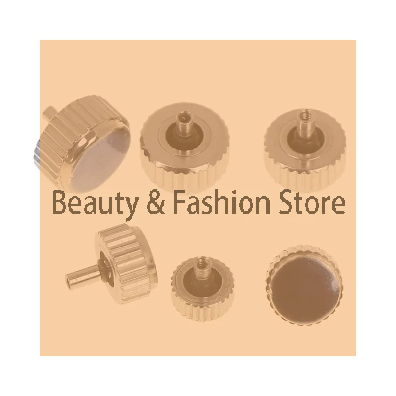 2-Pack Silver Steel Watch Crown - 4.5mm to 7mm Head Diameter, Lengthy ...