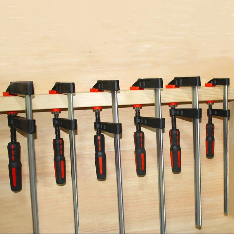 WoodWorking-Metal-Fixing-F-Clamp-Quick-Ratchet-Clip-Heavy-Duty ...