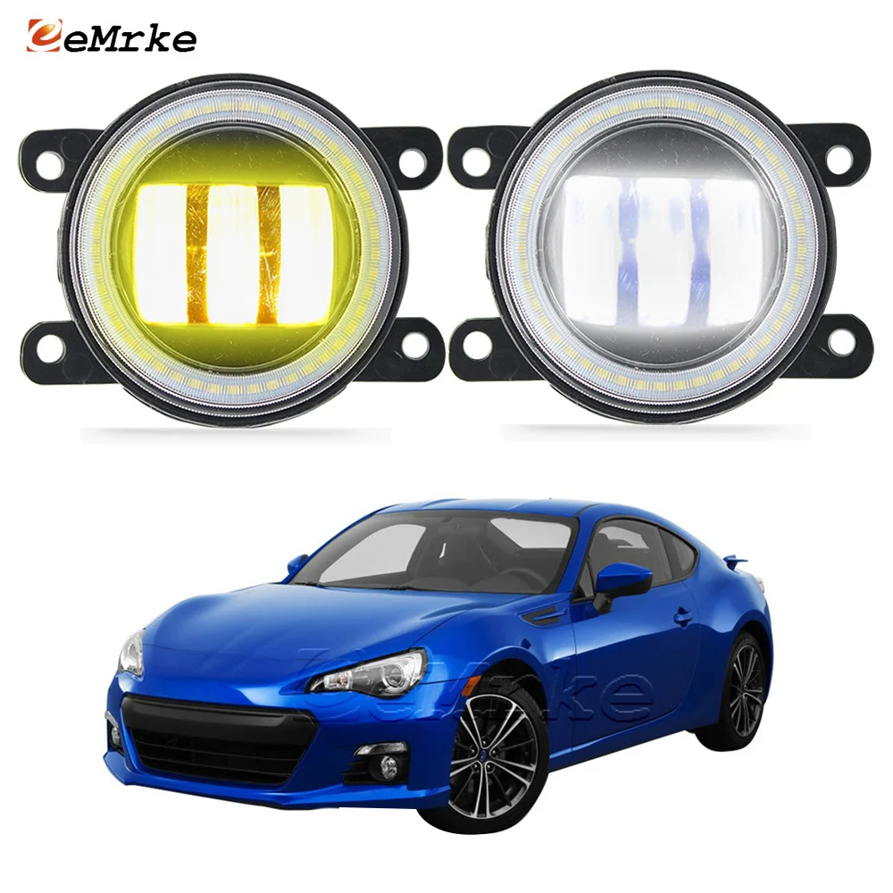 Car-Led-PTF-Angel-Eye-DRL-Halo-Daytime-Running-Light-for-Subaru-BRZ ...