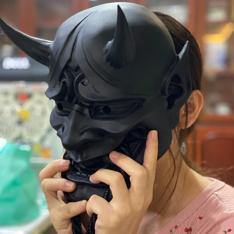 ONI-Devil-Traditional-Japanese-Halloween-Mask-Demon-Fancy-Dress-Cosplay ...