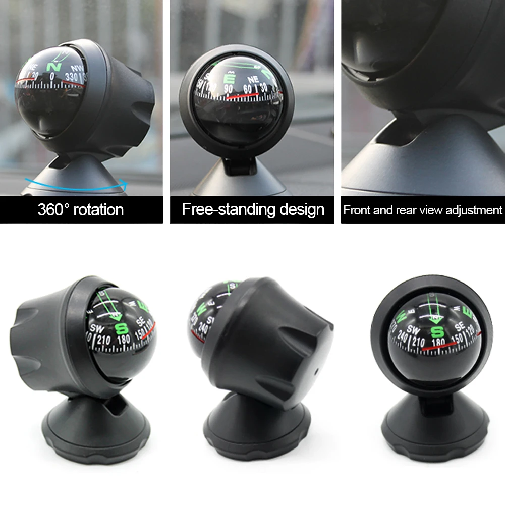 1Pc-360-Degree-Rotation-Waterproof-Vehicle-Navigation-Ball-Shaped-Car ...