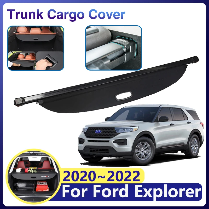 Car-Trunk-Cargo-Cover-for-Ford-Explorer-U625-2020-2021-2022-Luggage ...