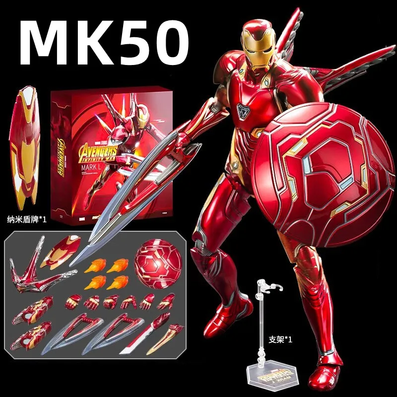 Figura de acción de Iron Man de ZD Toys original de 18 cm, modelo de ...