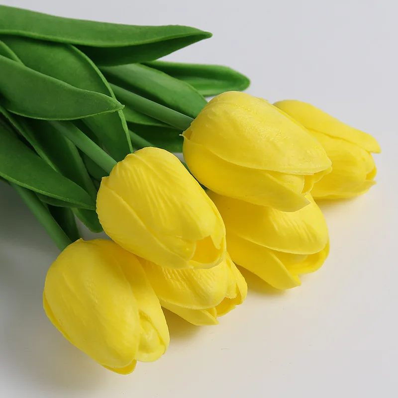 Colorful Artificial Silk Tulips (10 pcs) - Life Changing Products