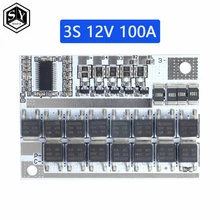리튬 이온 Lmo 삼원 리튬 배터리 보호 회로 기판, 리튬 폴리머 밸런스 충전, 3s, 4s, 5s Bms, 12V, 16.8V ...
