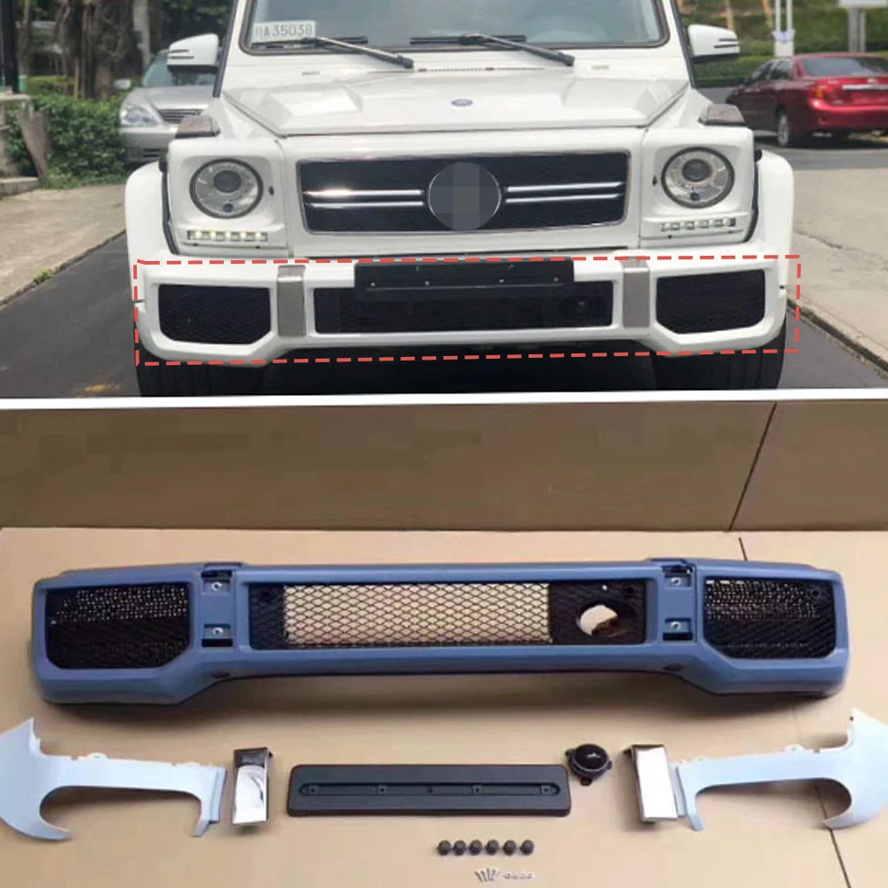 Front Bumper Bar Assembly for Mercedes Benz G63 G500 G65 G350 G450 G55 ...