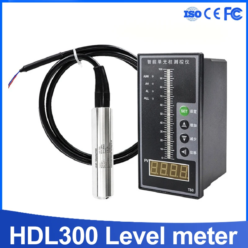 Ip68 Waterproof Submersible Hydrostatic Water Level Sensor 4-20ma 0 ...
