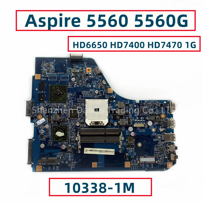 For Acer Aspire 5560 5560G Laptop Motherboard With HD6650 HD7400 HD7470 ...