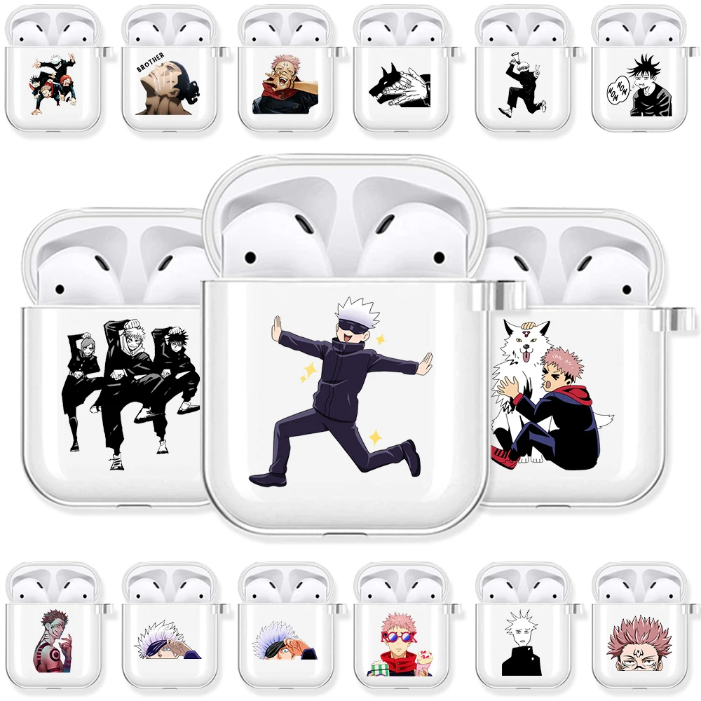 Anime-Jujutsu-Kaisen-TPU-Case-for-Airpods-Pro-2-1-3-Satoru-Yuuji-Megumi ...