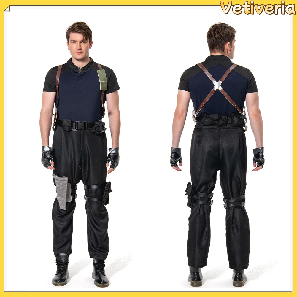 Disfraz-de-Le-n-Cos-Kennedy-para-hombre-traje-de-Cosplay-con-cintur-n ...