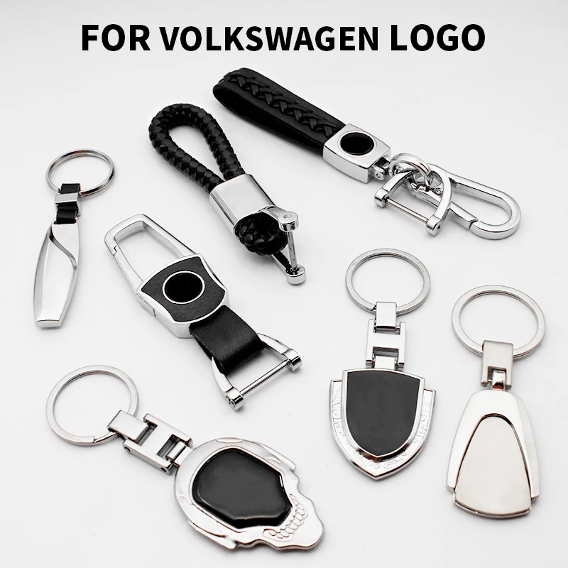 1pcs Car Metal/PU Key Chain For Volkswagen Golf 4 5 6 7 Passat B6 B8 B5 ...