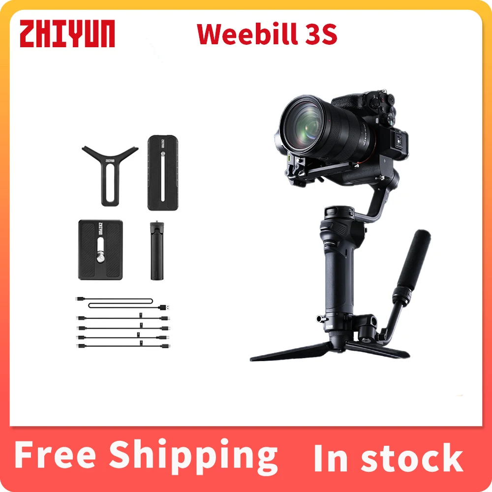 ZHIYUN-Weebill-3S-Camera-Stabilizer-3-Axis-Handheld-Gimbal-PD-Fast ...