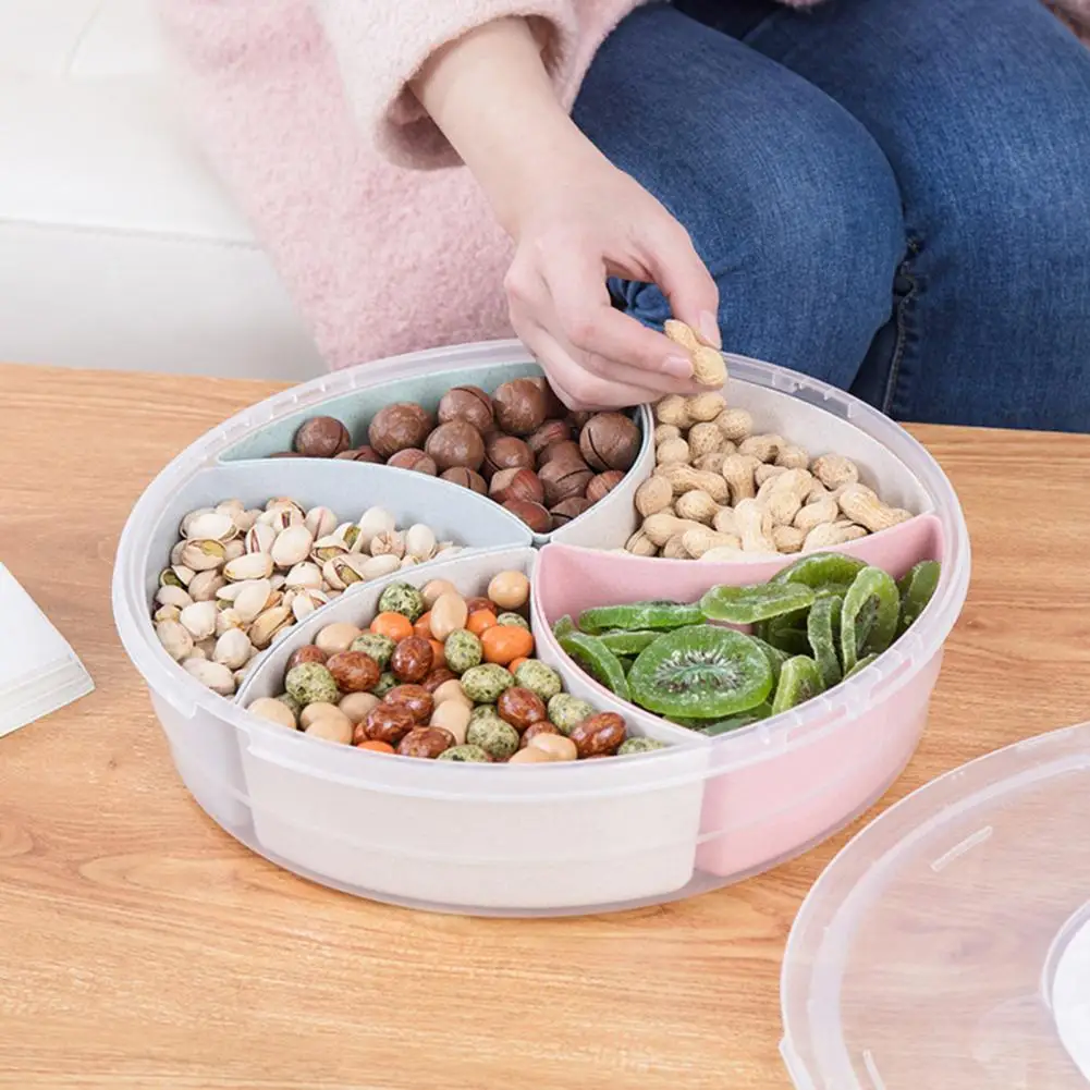 Popular-Food-Storage-Box-2-Styles-Snack-Candy-Tray-High-Capacity-Save ...