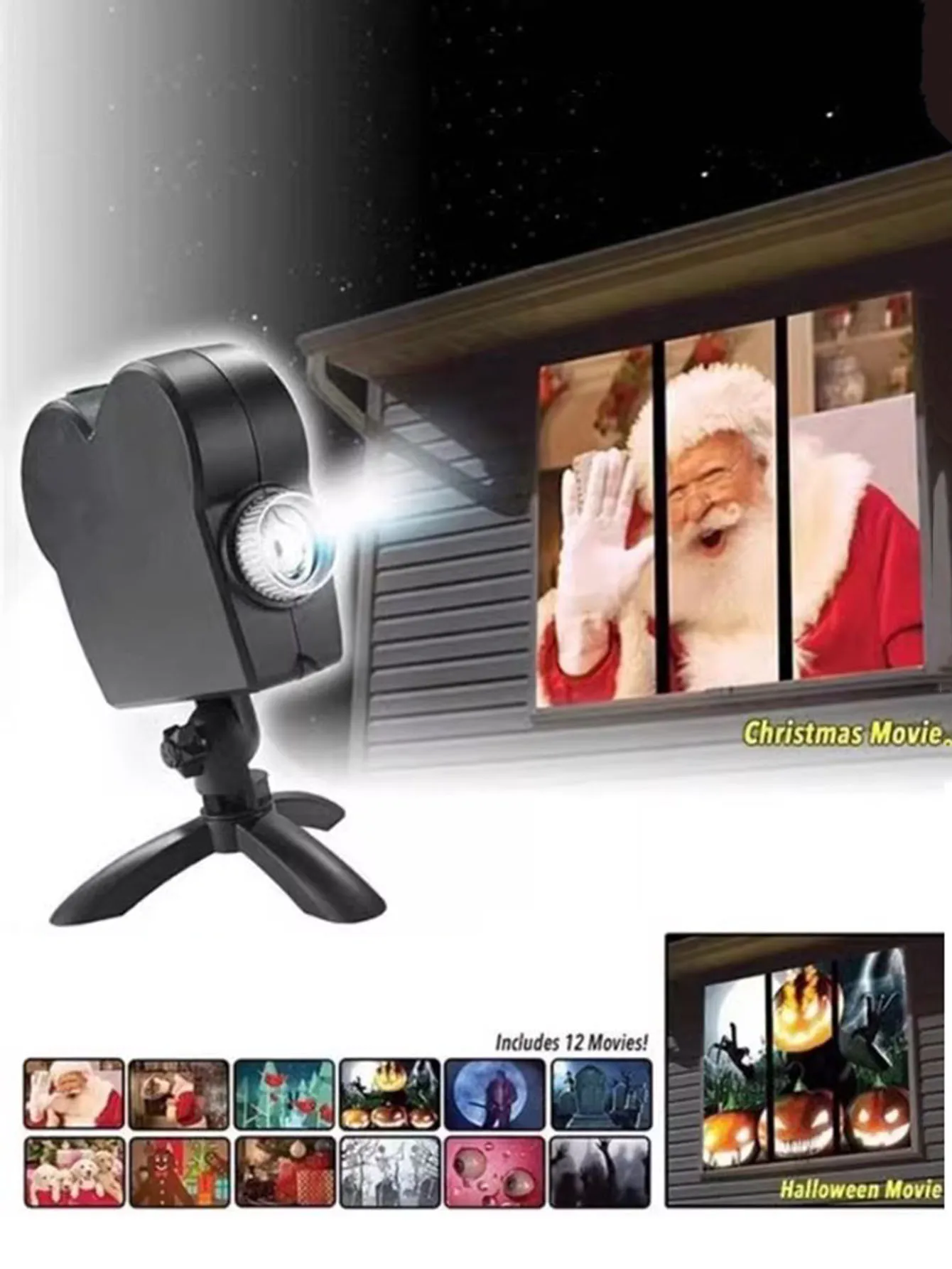 Window-Projector-Halloween-Christmas-LED-Projection-Lamp-Party ...