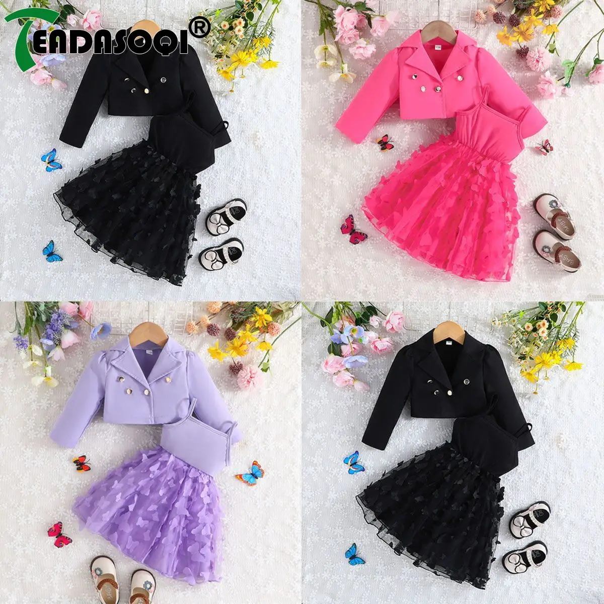 Spring-Kids-Baby-Girls-Fashion-Clothing-Set-2pcs-Toddler-Children-Party ...