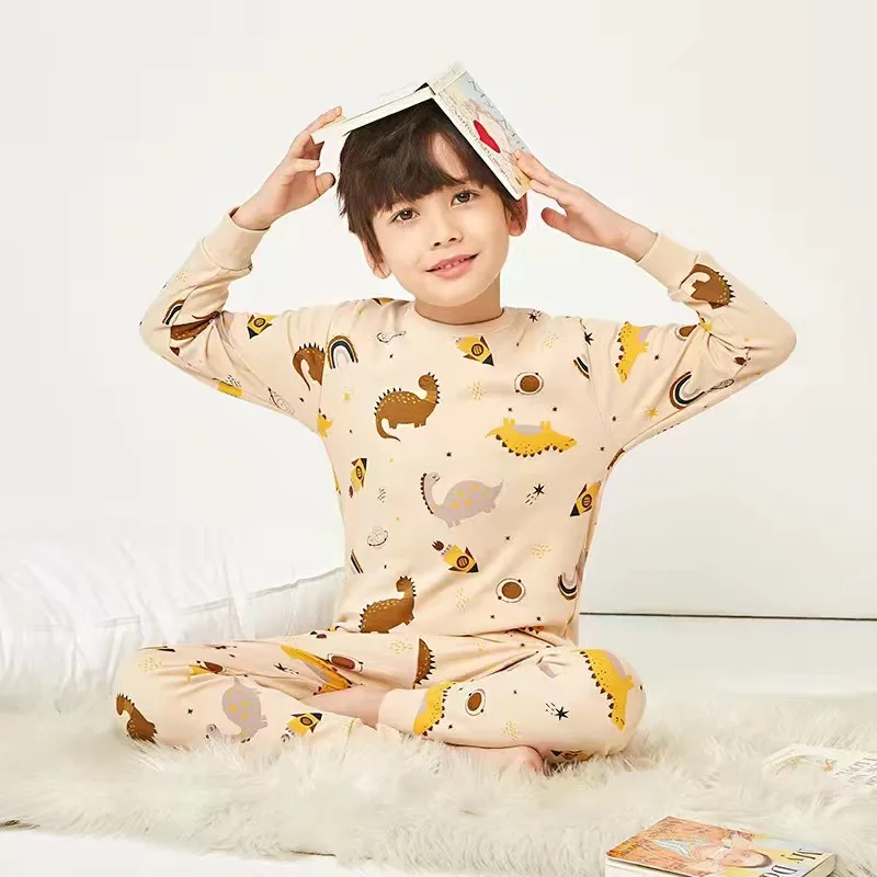 Winter-Warm-Pyjamas-Sets-for-Boys-Kids-Stripe-Pajamas-Suits-Toddler ...