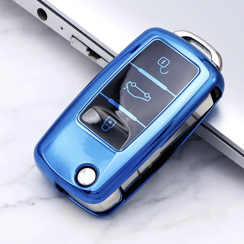 Auto-Tpu-Car-Key-Case-Cover-for-VW-Volkswagen-Polo-Tiguan-Passat-B5-B6 ...