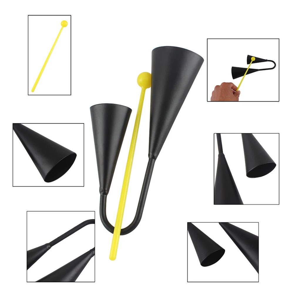 Samba-Percussion-Instrument-Agogo-Bell-2-Tone-Traditional-Handheld ...
