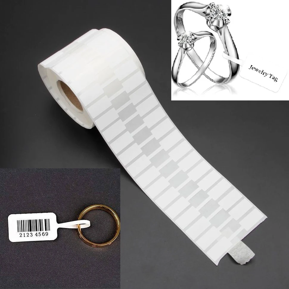 Cheap-2500pcs-roll-Jewelry-Barbell-Labels-Print-Paper-70x12mm-Jeweller ...