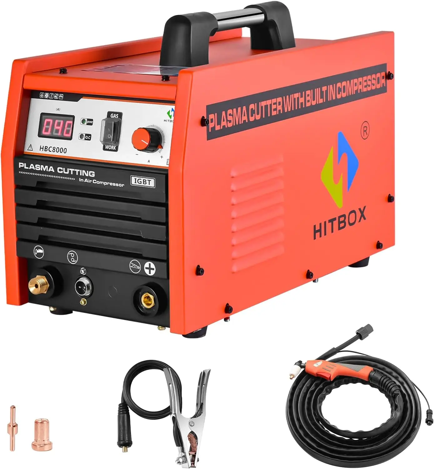 HITBOX-40-Amp-Plasma-Cutter-with-Built-In-Air-Compressor-220V-Digital ...