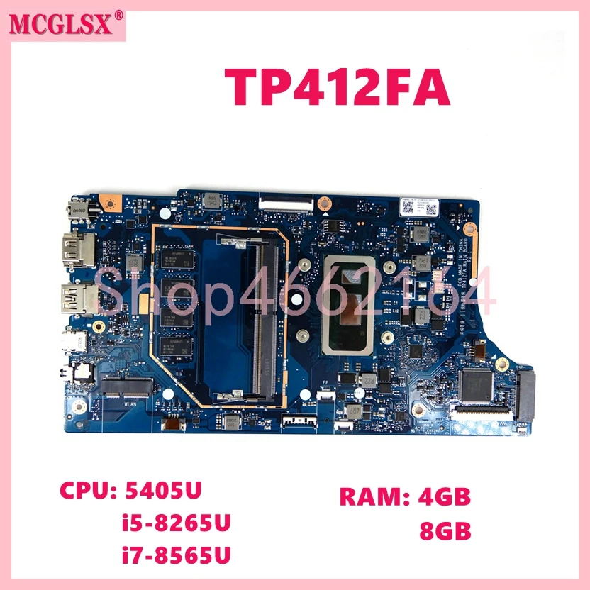 TP412FA-With-i5-i7-8th-10th-Gen-CPU-8G-RAM-Notebook-Mainboard-For-Asus ...
