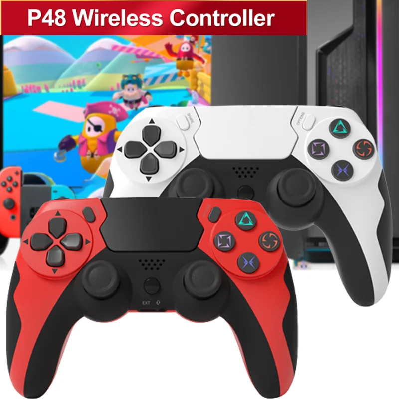 New-P48-Wireless-Gamepad-Bluetooth-4-0-Six-Axis-Dual-Vibration-Gamepad ...