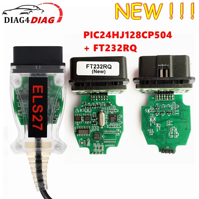 ELS27 FORScan V2.3.8 PCB PIC24HJ128 + FT232RQ Chip For FORD/Lincoln ...