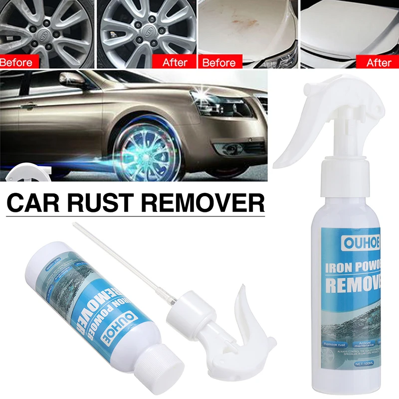 100ml Bottle Rust Remover Car Caring Cleaning Derusting Cleaner ...