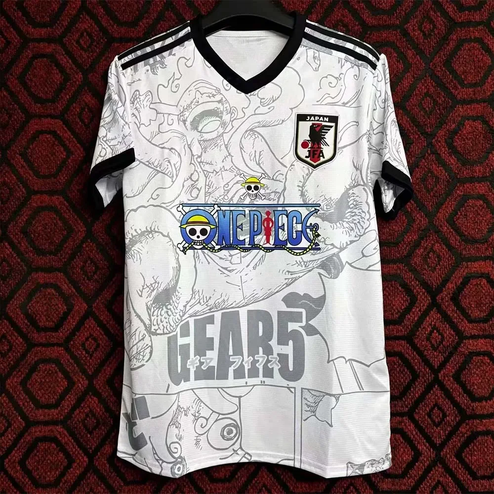 Latest Anime One Piece Japanese Football Jersey Fan Version Jersey ...