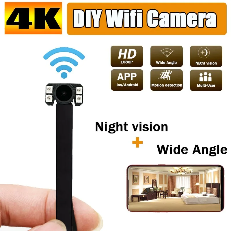 DIY-4K-Module-HD-1080P-WiFi-IP-Mini-Camera-Video-Recorder-Real-time ...