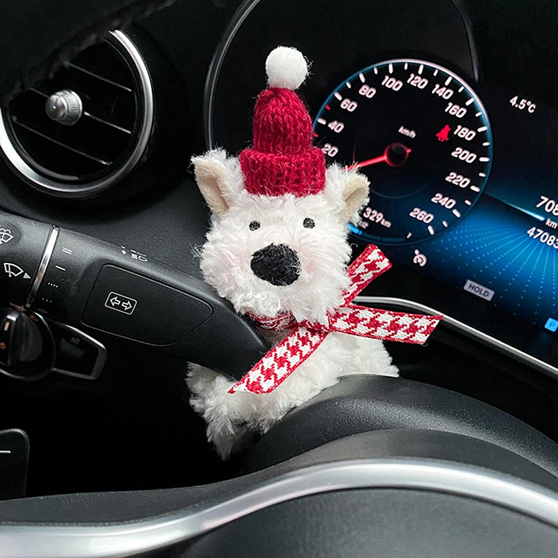 Car-Plush-Dog-Doll-Car-Wiper-Turn-Signal-Switch-Decoration-Steering ...