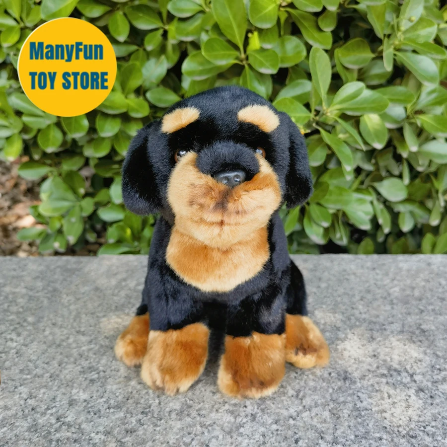 Realistic-ROTTWEILER-High-Fidelity-Cute-Plushie-Guard-Dog-Plush-Toys ...