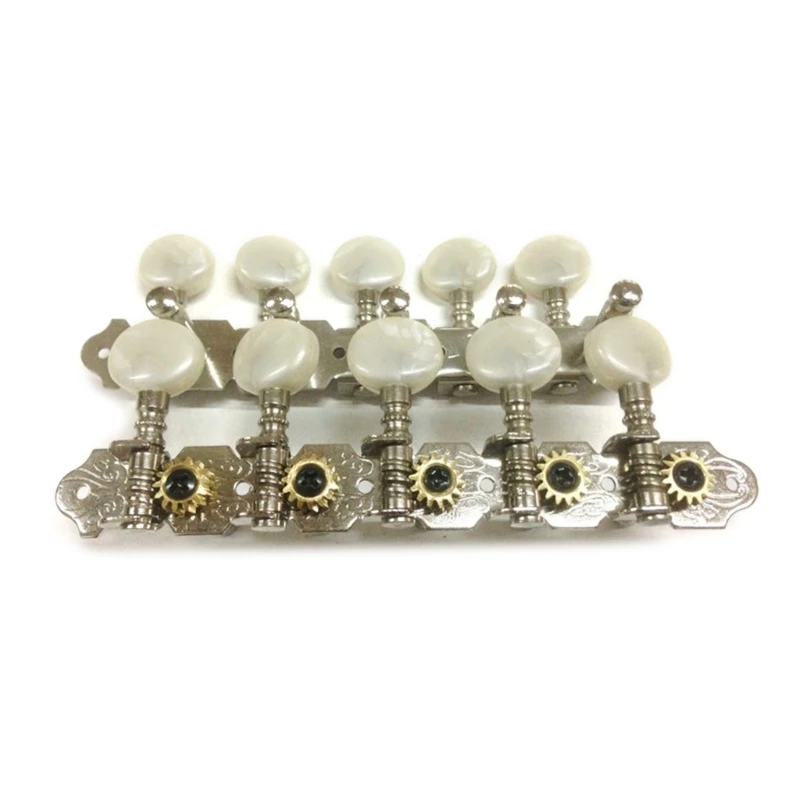 5L/5R Guitar Tuning Keys Tuners Machine Head 10 String Gold Plated ...
