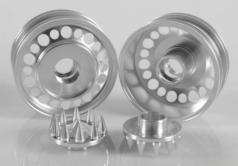 Chaos-Semi-Truck-Front-Wheels-w-Spiked-Caps-for-Tamiya-tractor-King ...