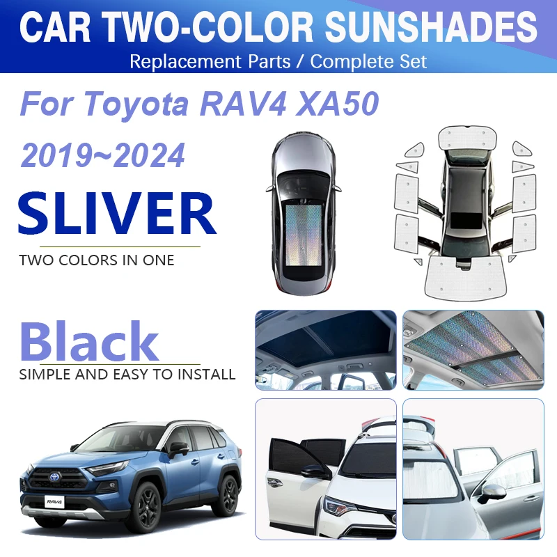 For-Toyota-RAV4-RAV-4-Suzuki-Across-XA50-2019-2024-Car-Window-Sunshade ...