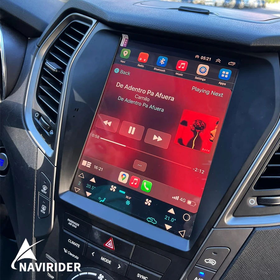 Android 13 Car Radio IPS Screen For Hyundai Santa Fe Sport 2013（IX45 ...