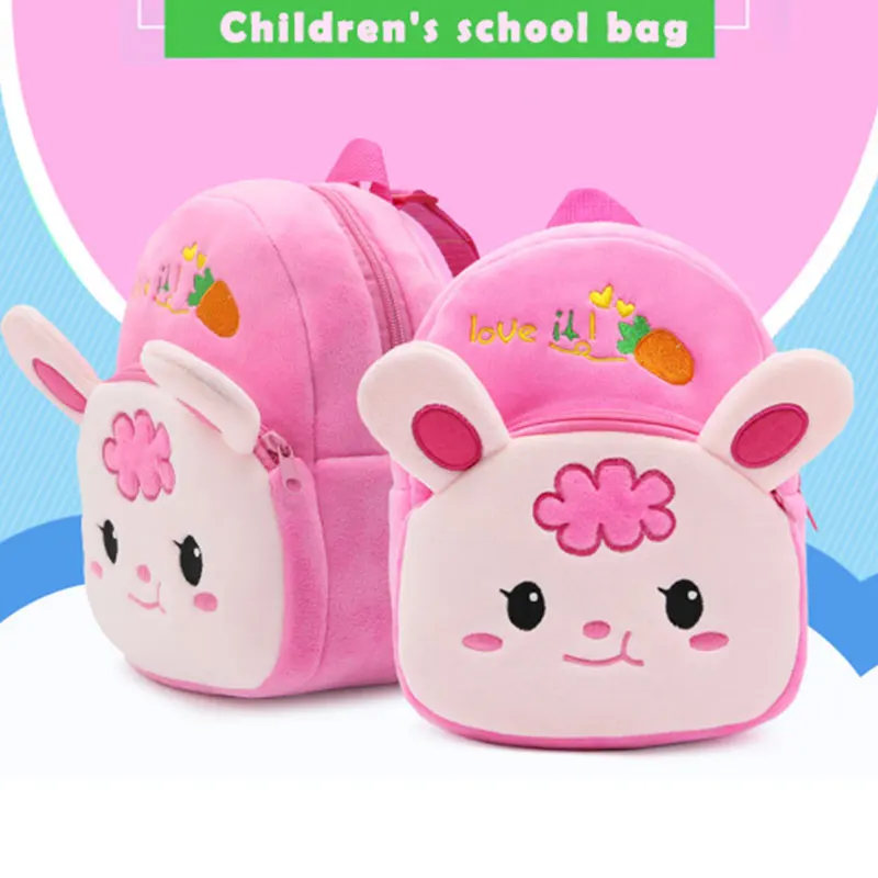 Mini mochilas de felpa de dibujos animados para niños, mochila de ...