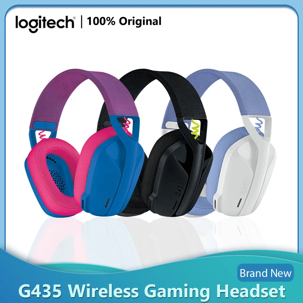 Orijinal-Logitech-G435-Lightspeed-Bluetooth-kablosuz-oyun-kulakl-k ...