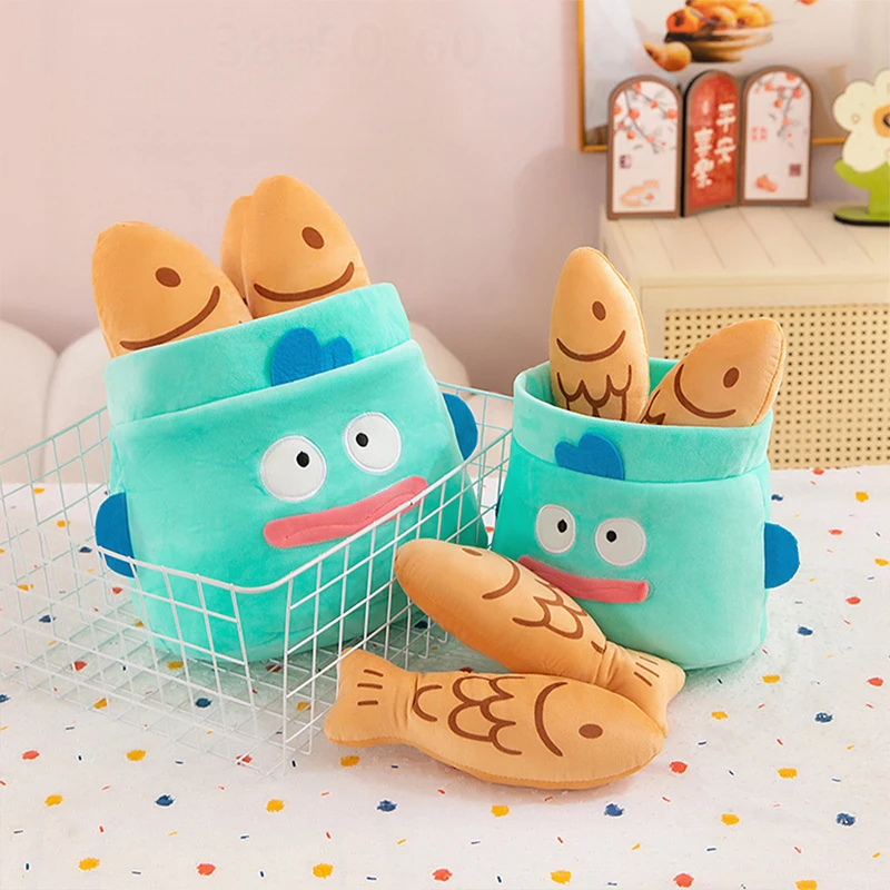 Sanrio Plush Taiyaki Fish Toy Stuffed Animal Cartoon Bread Doll for ...