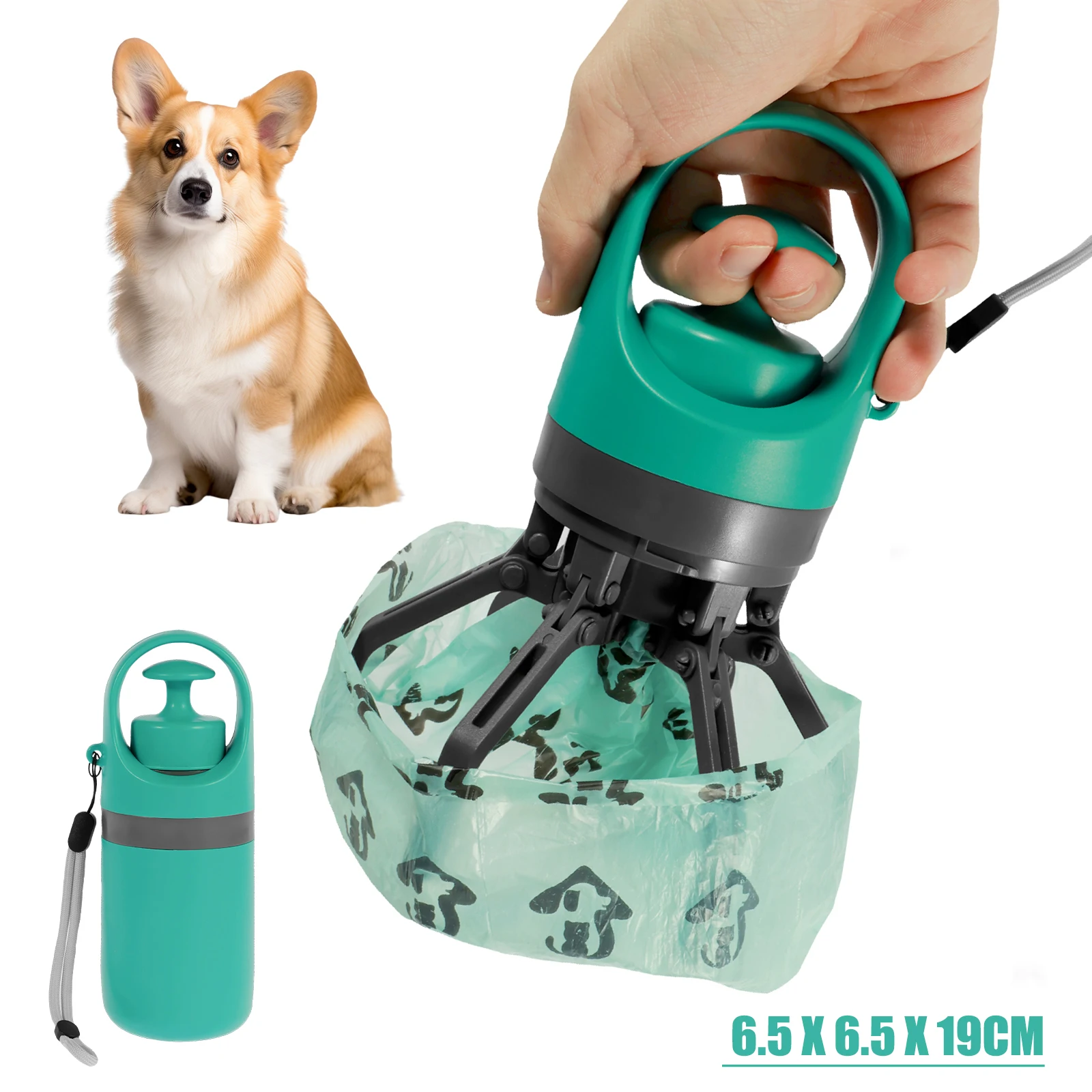 Cleaner-Pooper-Scooper-Portable-Claw-Poop-Scooper-with-Built-In-Poop ...