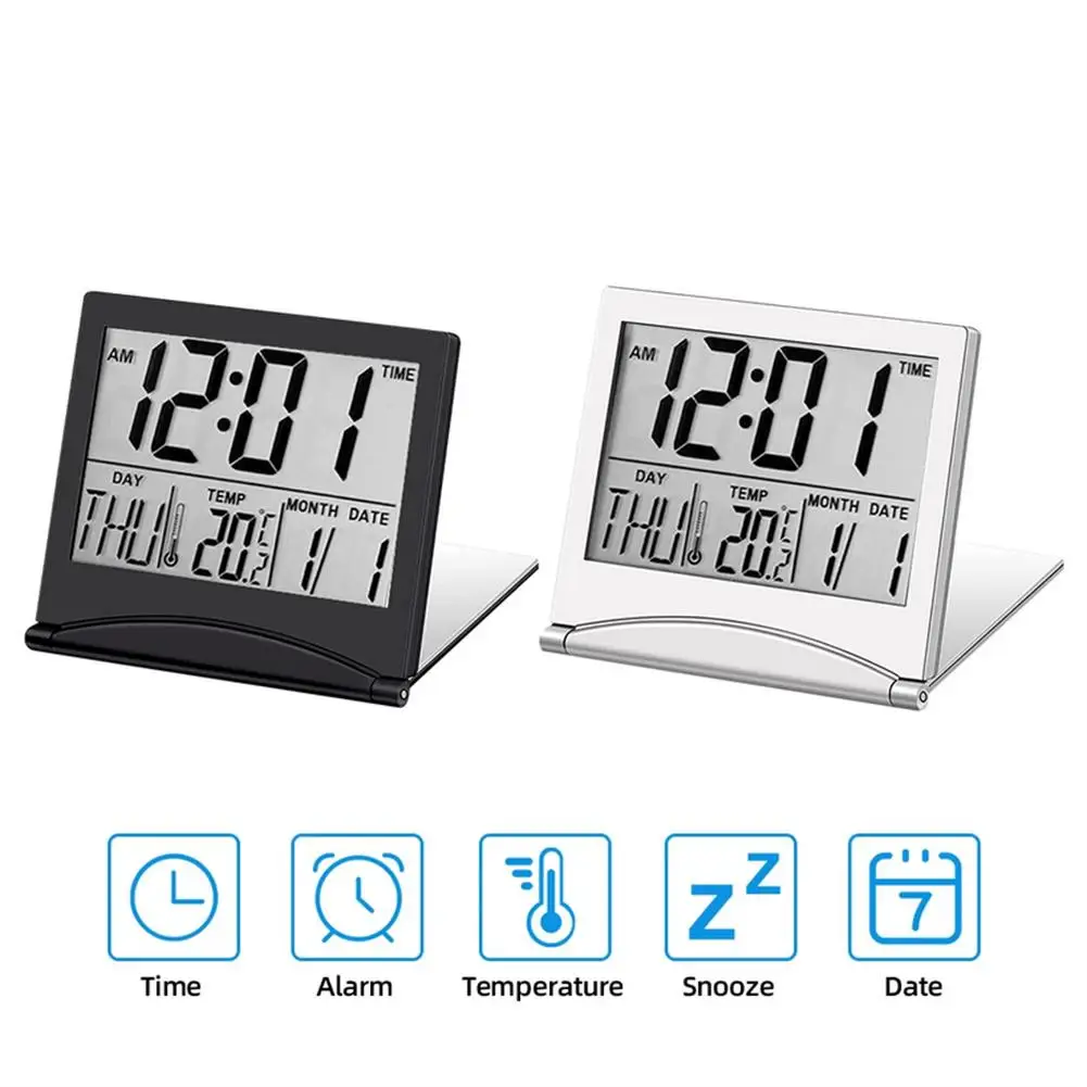 1pc-Folding-Lcd-Digital-Travel-Clock-Thermometer-Humidity-Meter-Alarm ...